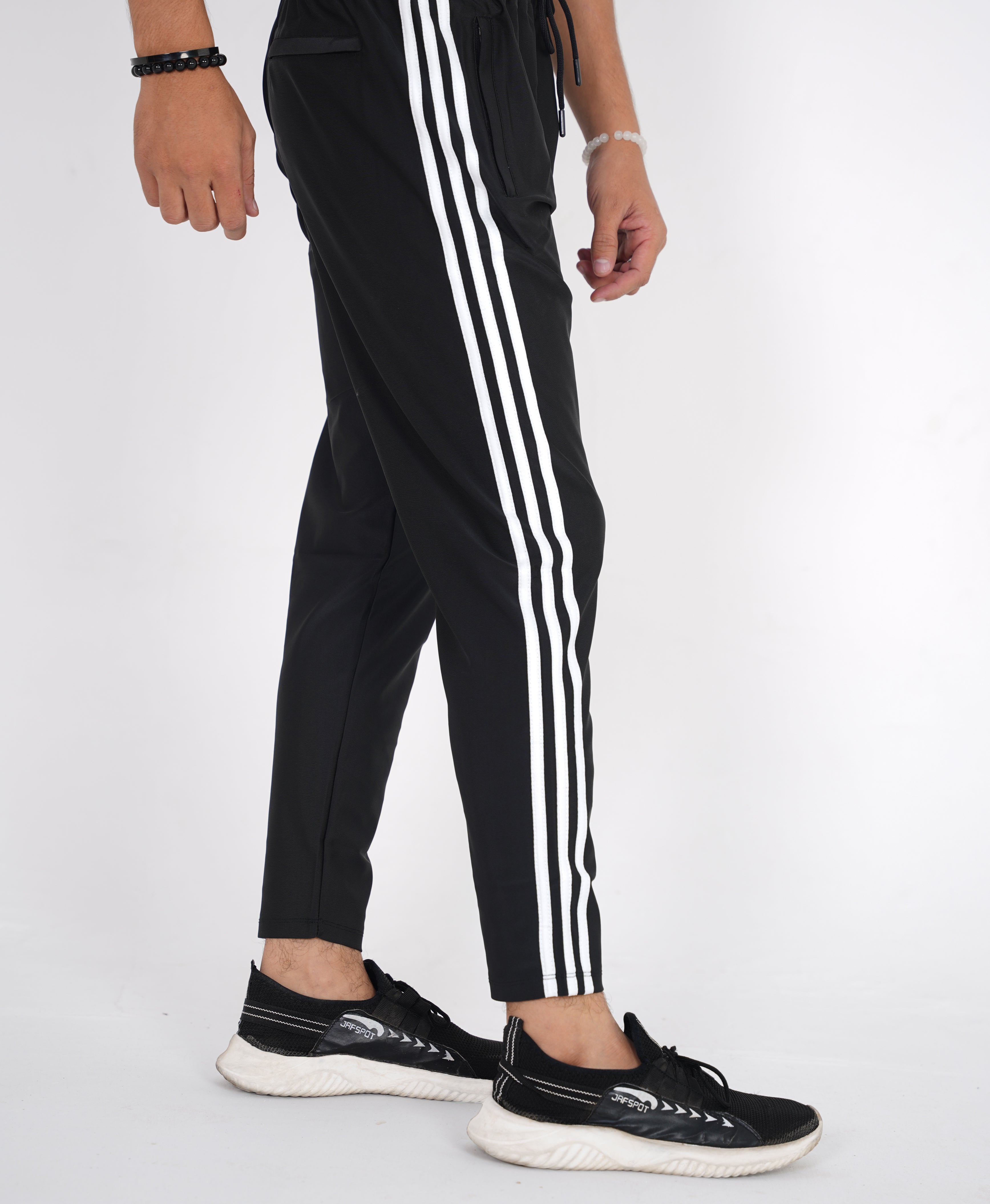 Buy Men’s Black Sport Stripe Trouser – Gym & Casual Wear | Bold & Bare